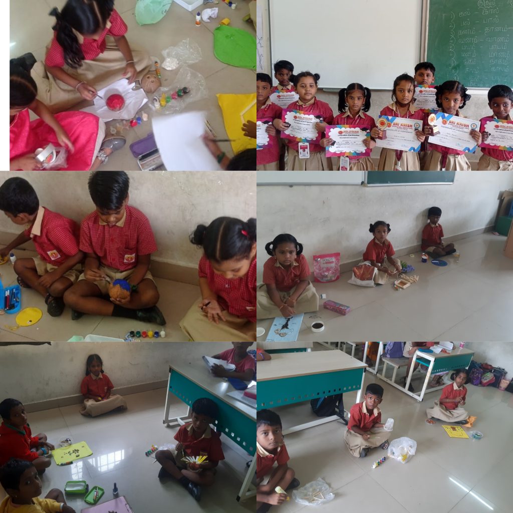 Best Out of Waste - Sri Krish International School Chennai